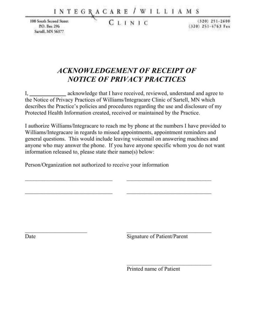 Resources - Williams Integracare Clinic